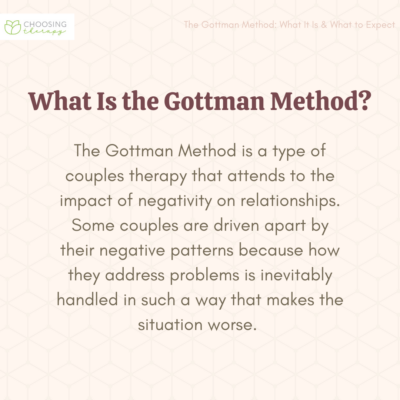 What Is The Gottman Method?