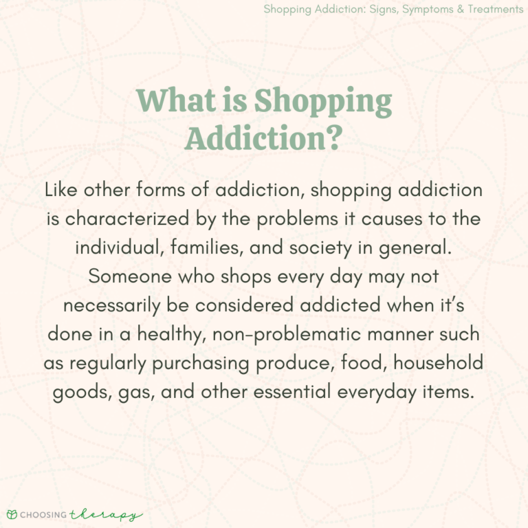 Shopping Addiction: Signs, Symptoms & Treatments
