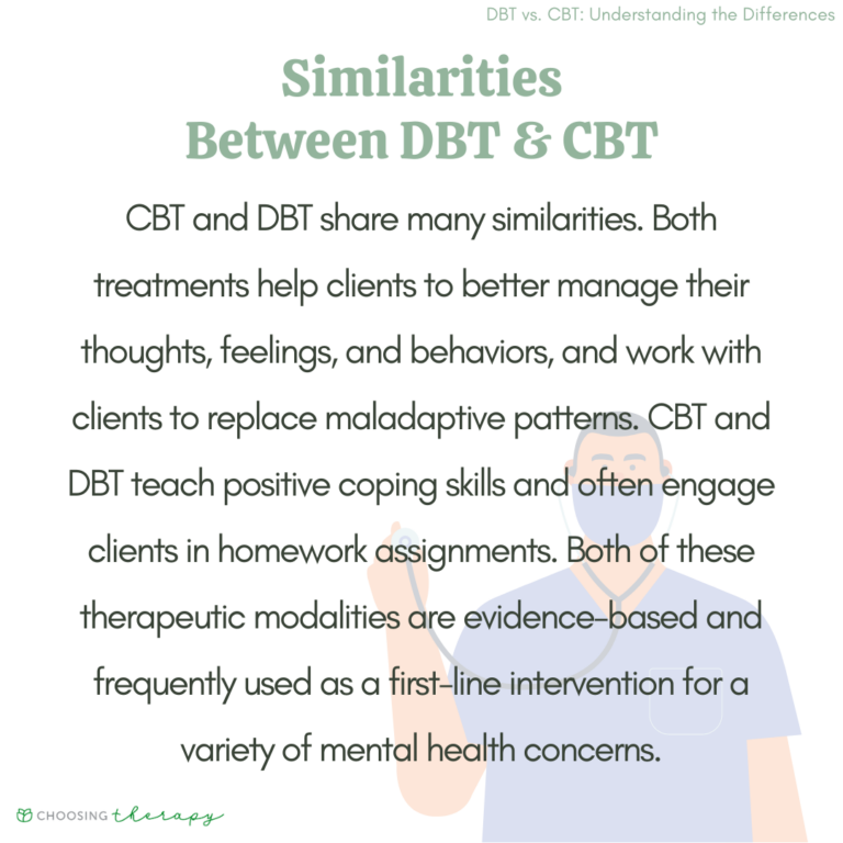 DBT Vs. CBT: Understanding the Differences