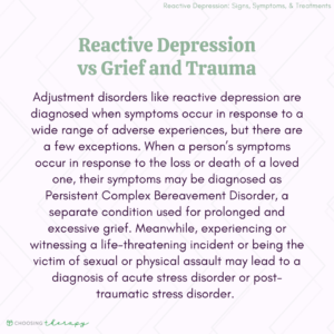 Reactive Depression: Signs, Symptoms, & Treatments