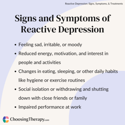 What Is Reactive Depression?