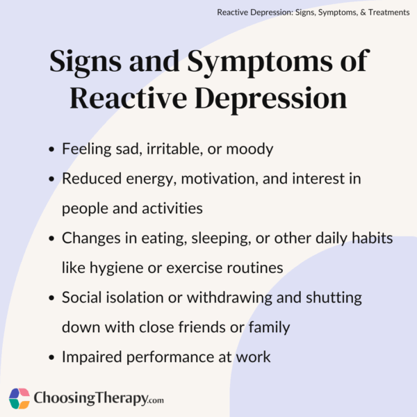 What Is Reactive Depression?