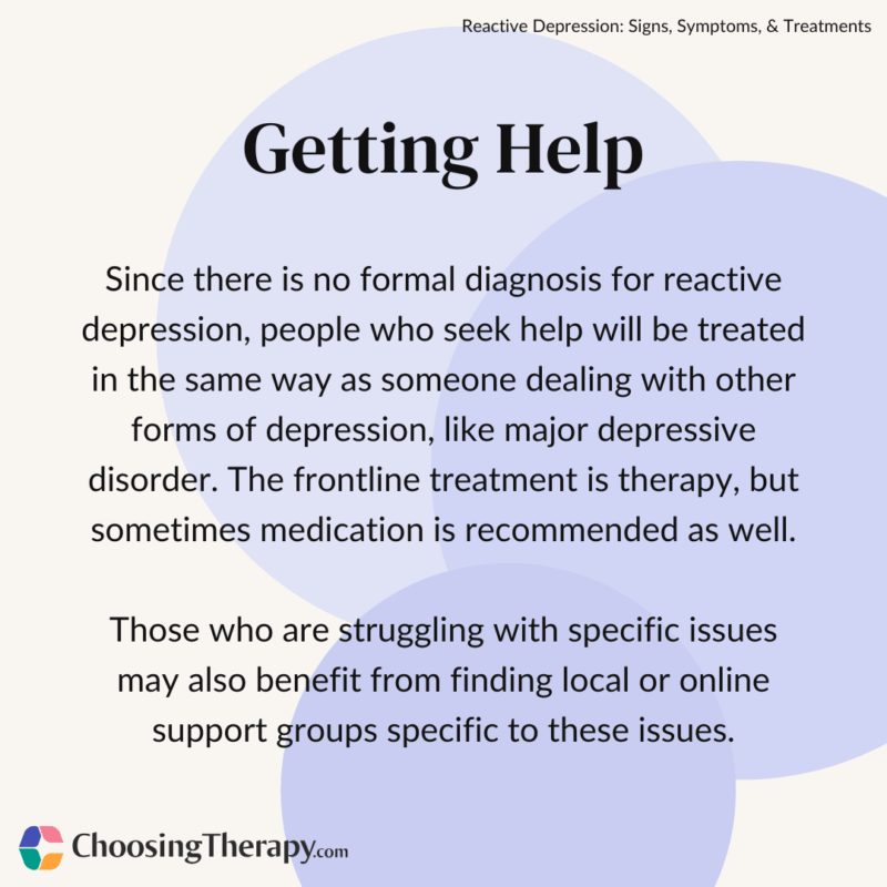 What Is Reactive Depression?