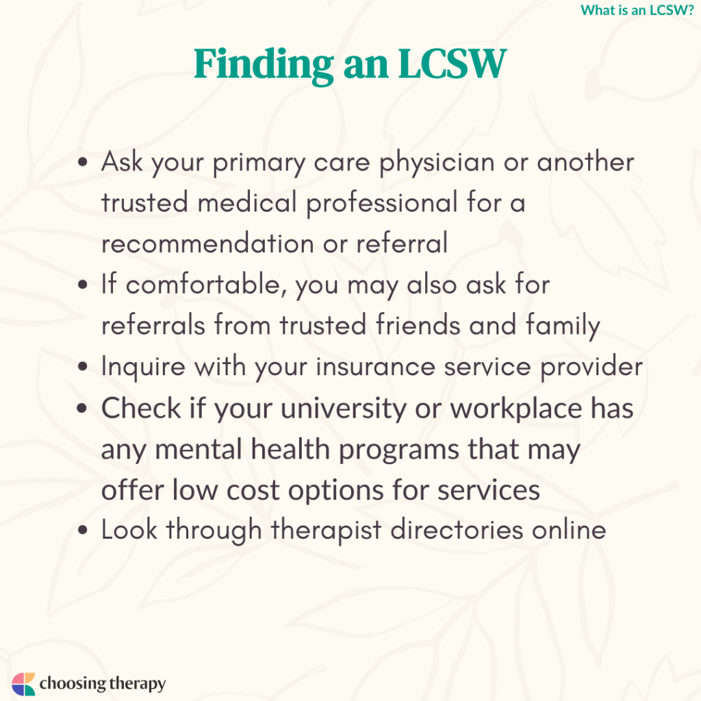 What Is An LCSW?