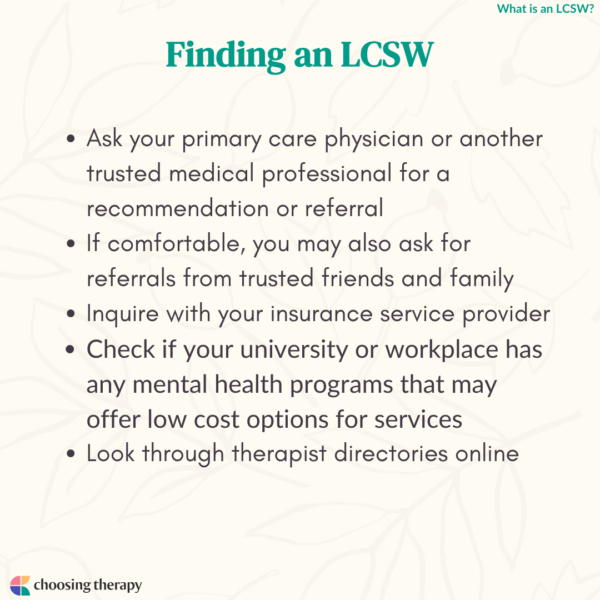 What Is An LCSW?