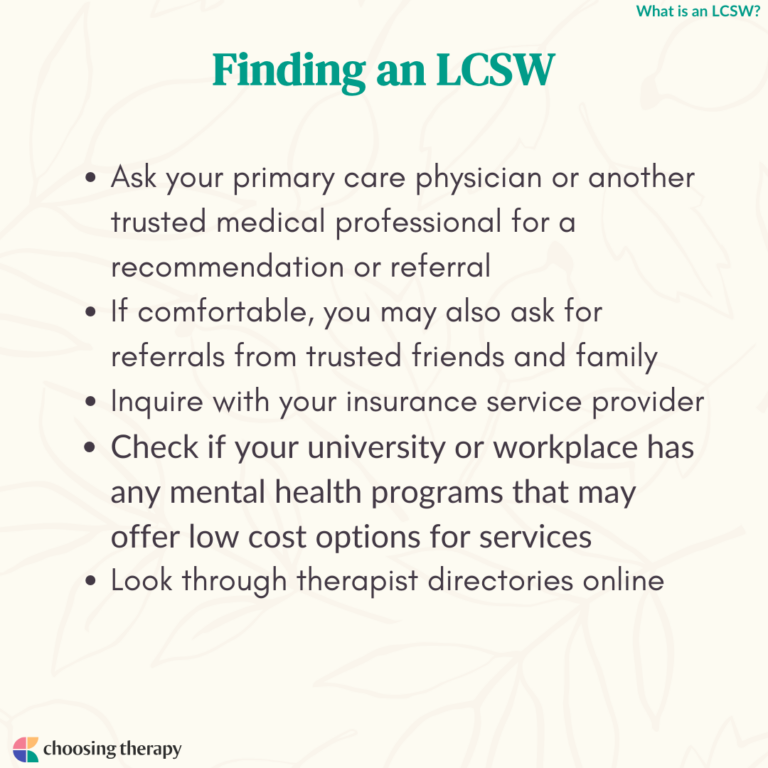 What Is An LCSW?