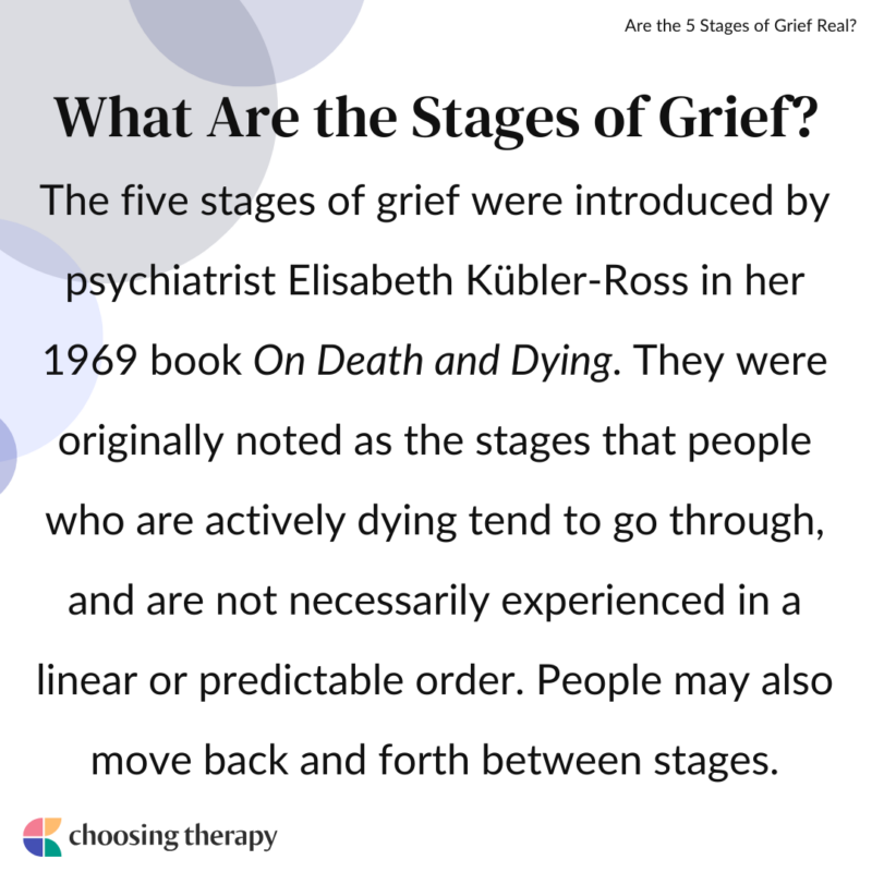 Are the 5 Stages of Grief Real?