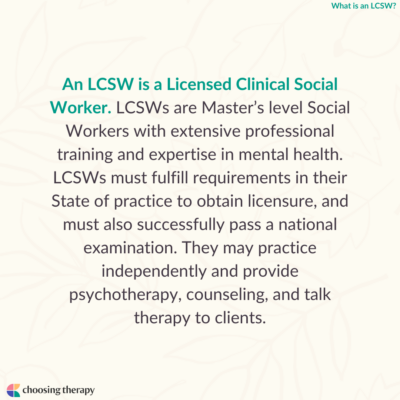 What Is An LCSW?