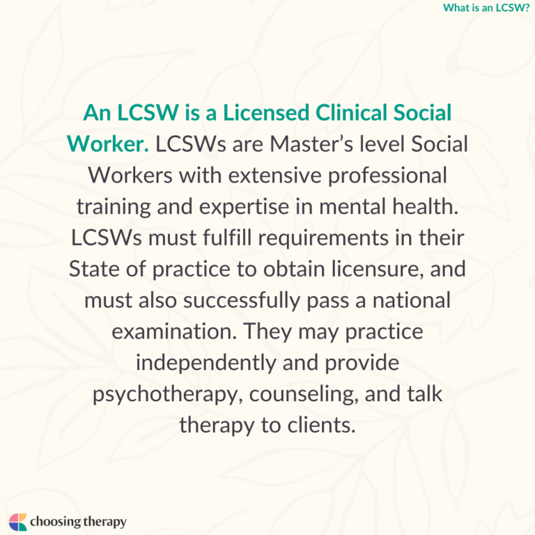 What Is An LCSW?