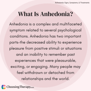 What Is Anhedonia?
