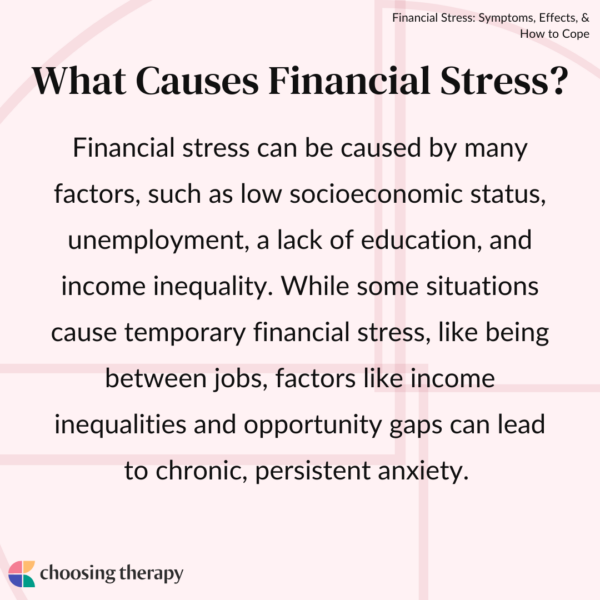 Financial Stress: Symptoms, Effects, & How to Cope