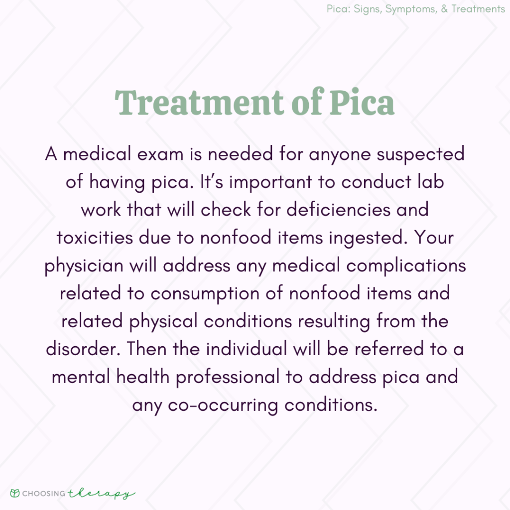 Pica: Signs, Symptoms, & Treatments