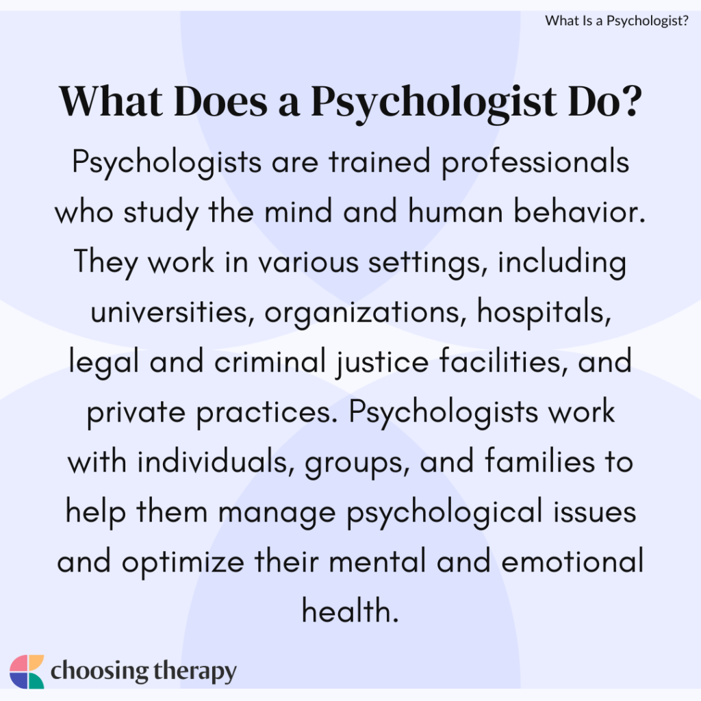 What Is a Psychologist?