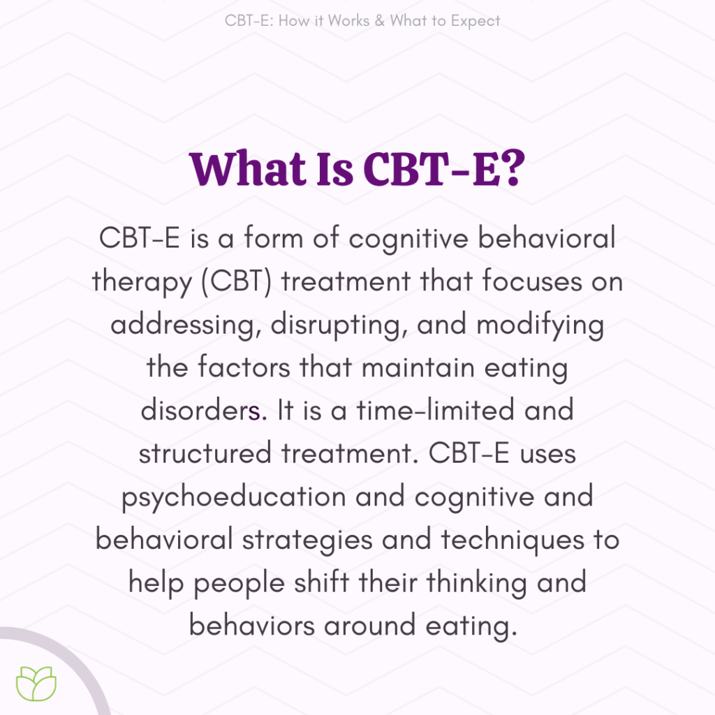 CBT-E: How It Works & What to Expect