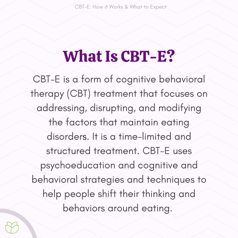 CBT-E: How It Works & What to Expect