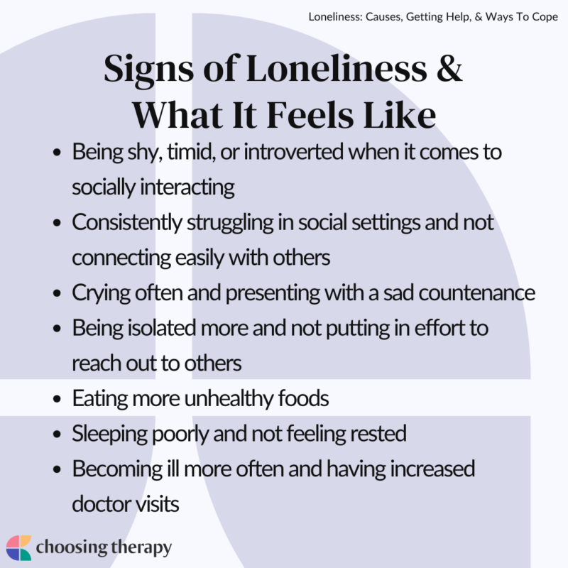 Loneliness: Causes, Getting Help, & Ways To Cope