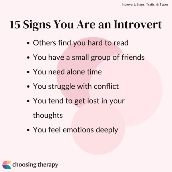 Introvert: Signs, Traits, & Types - Choosing Therapy
