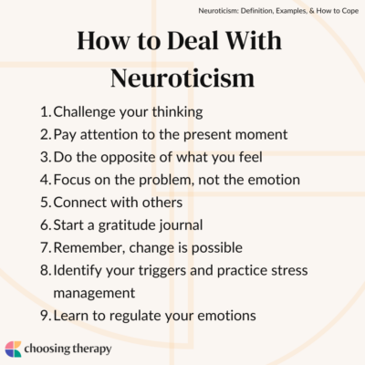 Neuroticism: Definition, Examples, & How to Cope | ChoosingTherapy.com