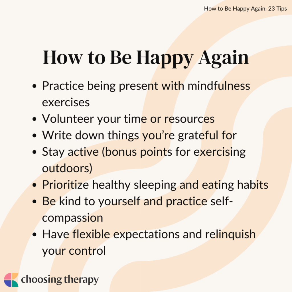 23 Tips to Find Happiness Again