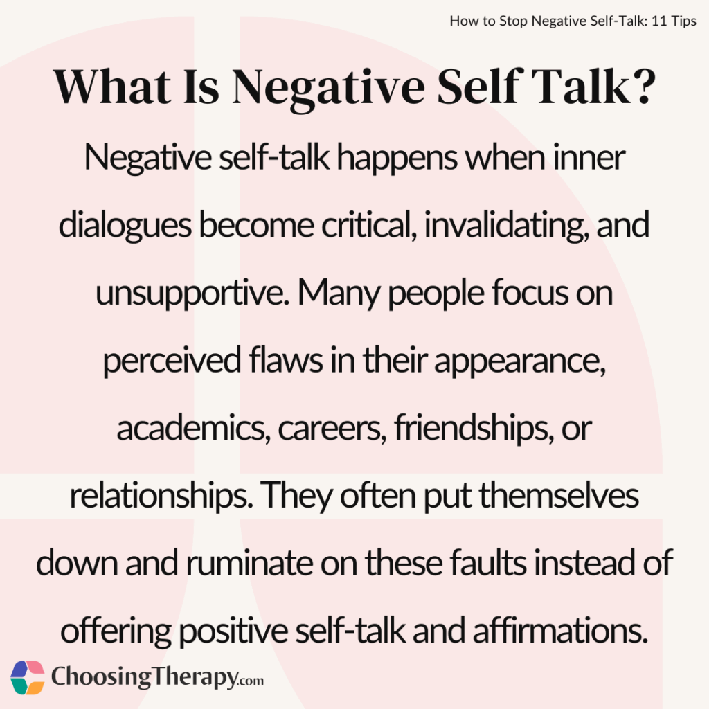 11 Tips for Overcoming Negative Self-Talk