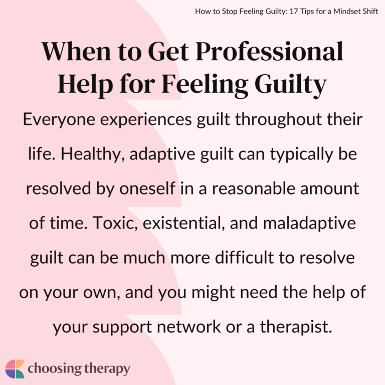 How to Stop Feeling Guilty: 17 Tips for a Mindset Shift