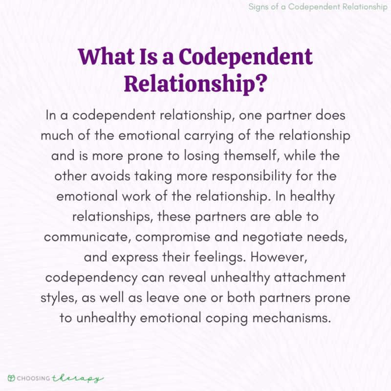 15 Signs of a Codependent Relationship