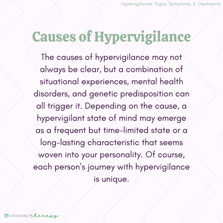 Hypervigilance: Signs, Symptoms, & Treatments - Choosing Therapy
