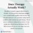 How Does Therapy Work?