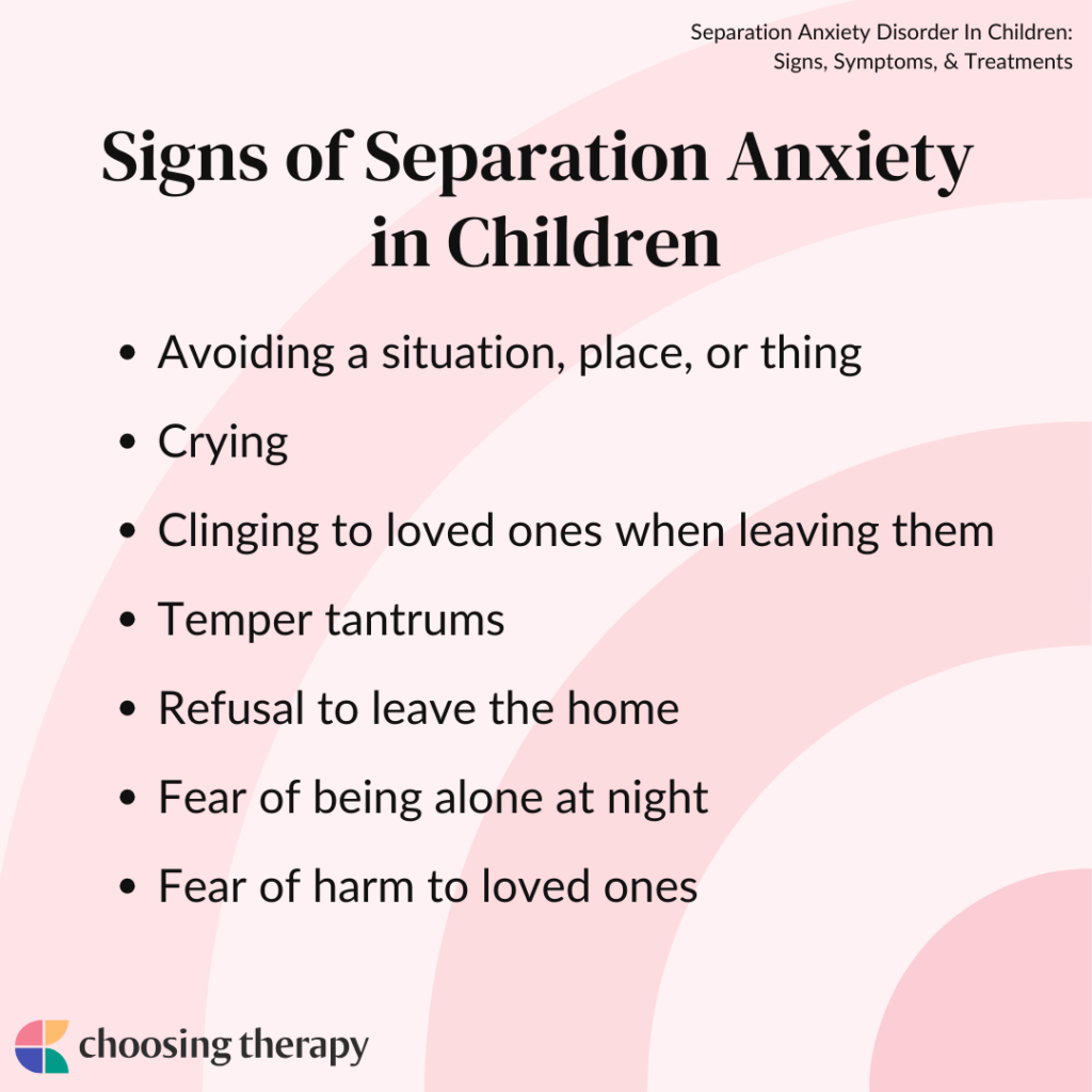 Separation Anxiety Disorder In Children: Signs, Symptoms, & Treatments