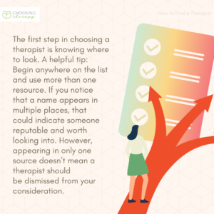 9 Ways to Find the Right Therapist