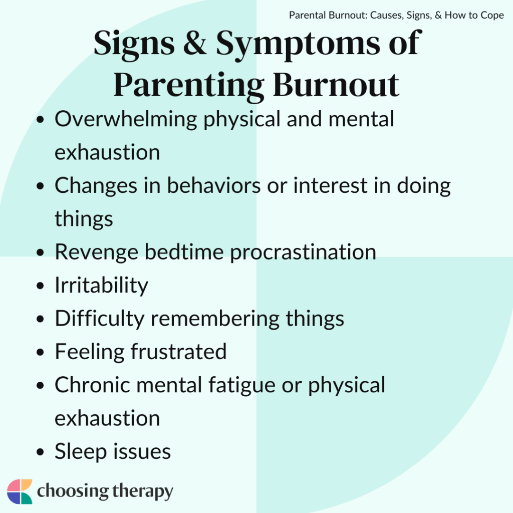 Signs of Parental Burnout & 10 Ways to Cope