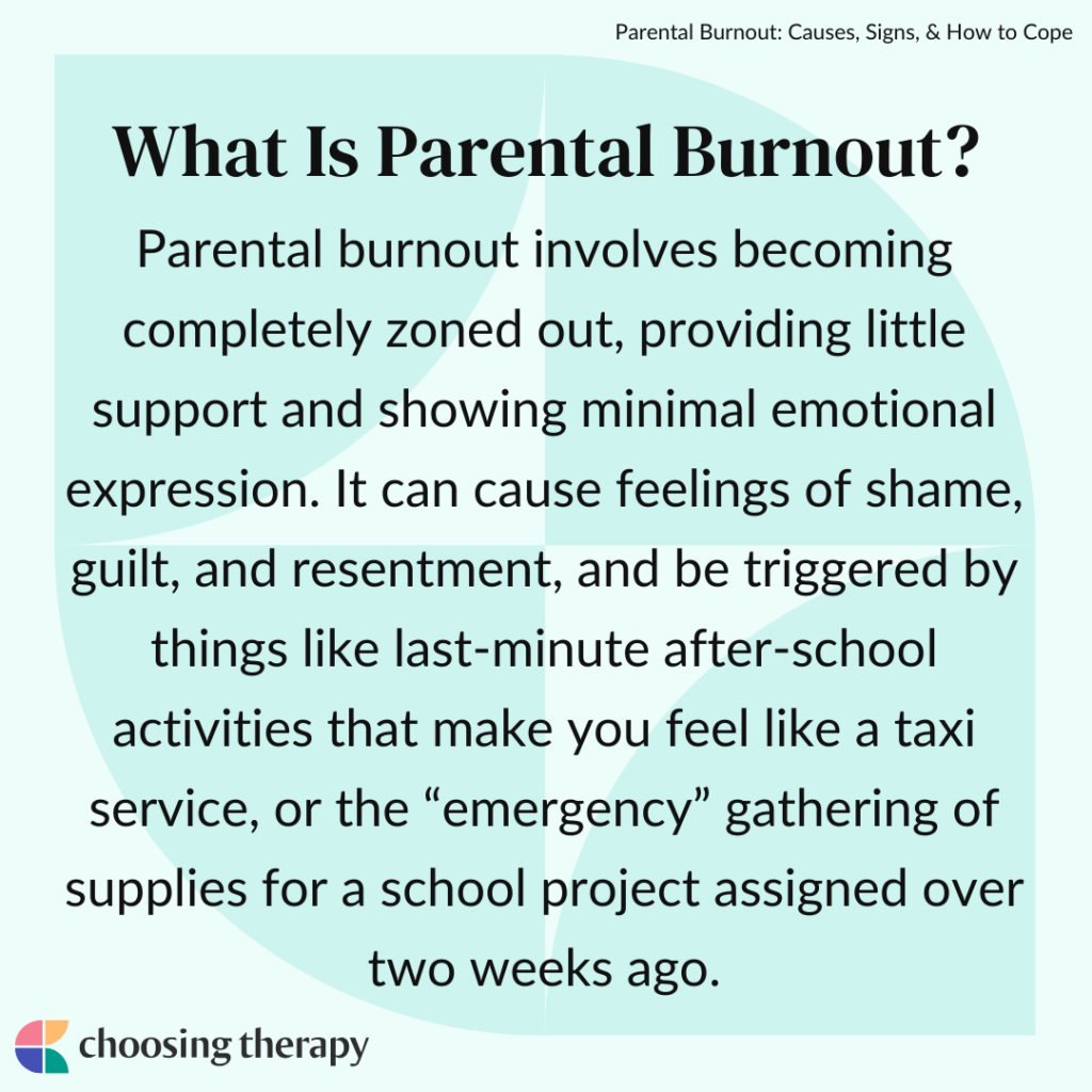 Signs of Parental Burnout & 10 Ways to Cope