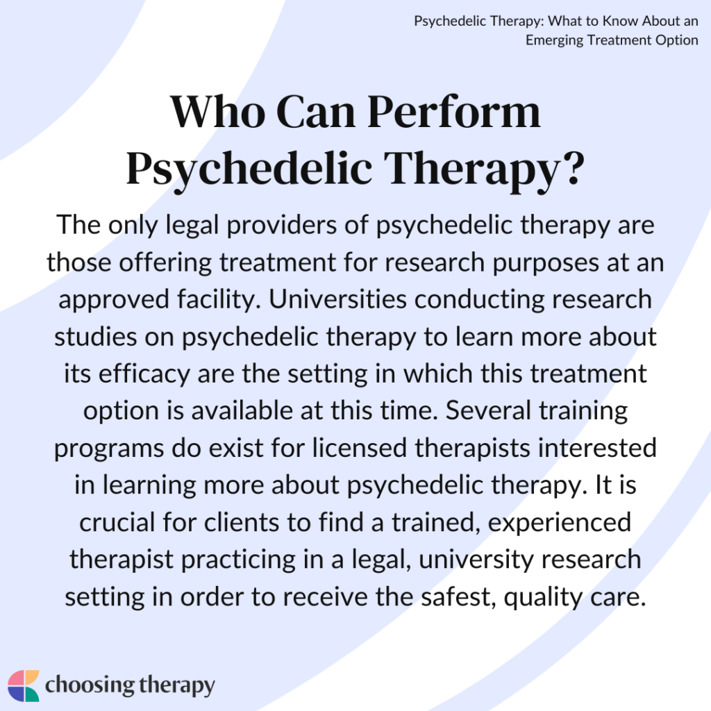 What Is Psychedelic Therapy?