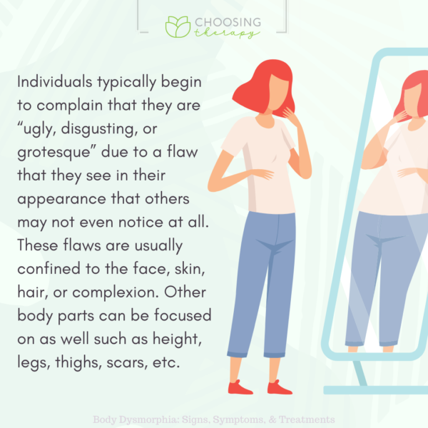 Body Dysmorphia: Signs, Symptoms, & Treatments - Choosing Therapy