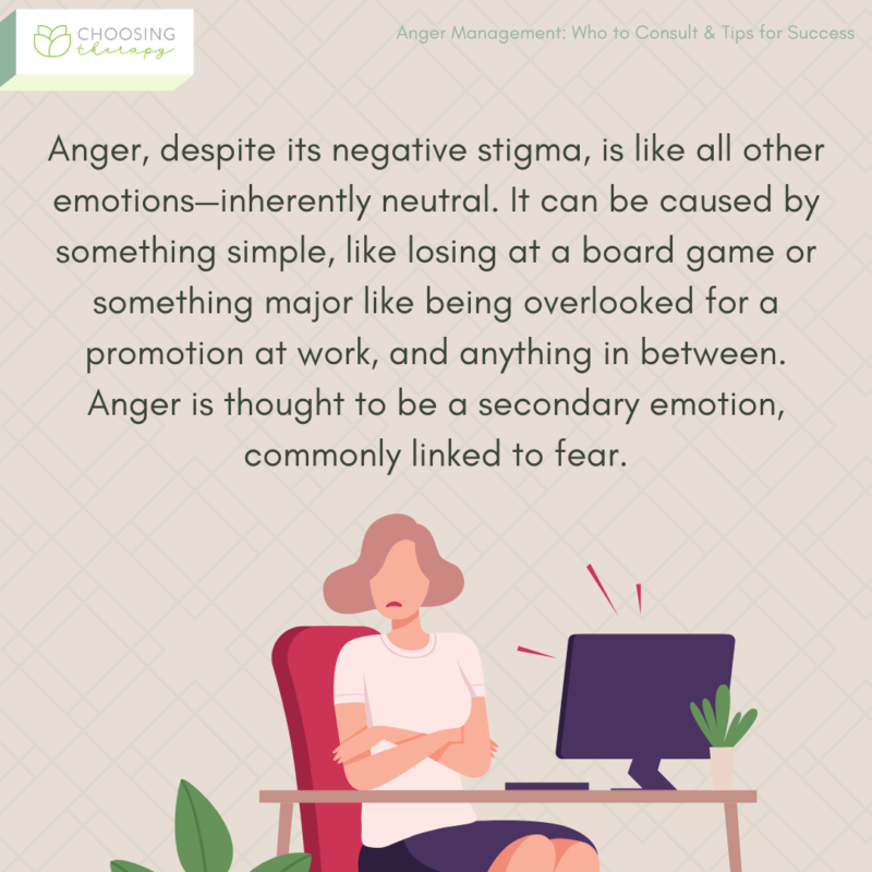 Anger Management: Who to Consult & 5 Tips for Success
