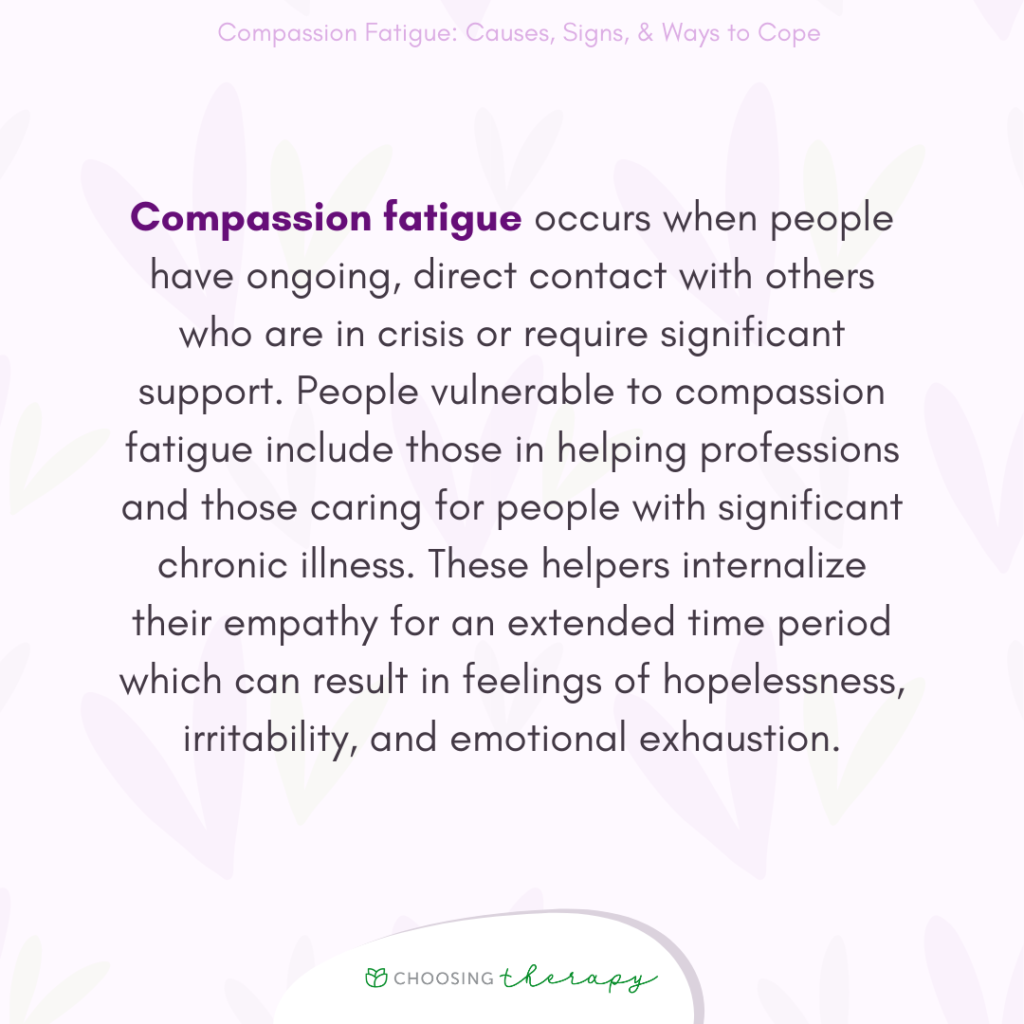 Compassion Fatigue