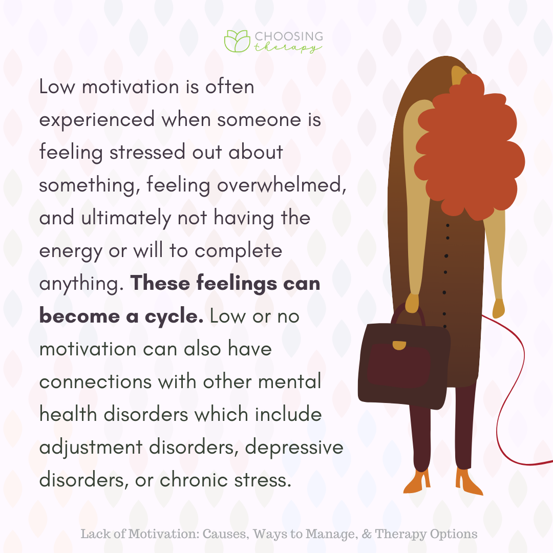 Lack of Motivation: Causes, Ways to Manage, & Therapy Options
