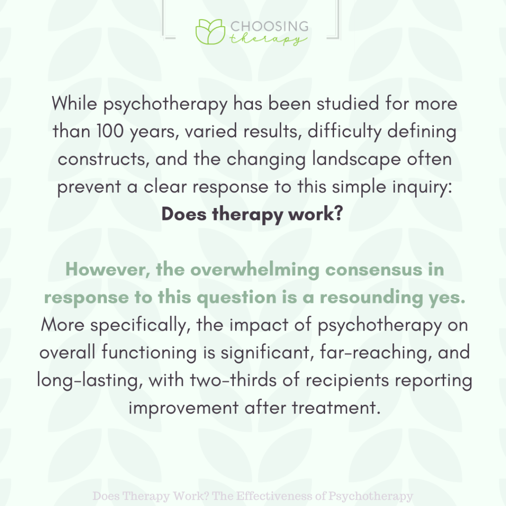 Does Therapy Work?