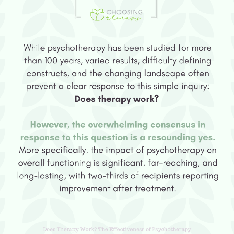Does Therapy Work?