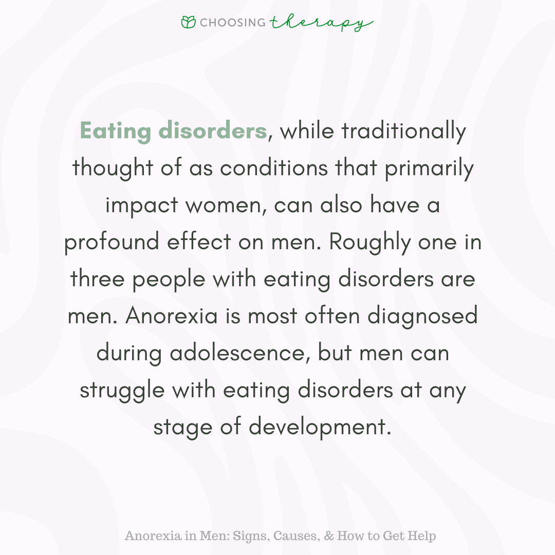 Anorexia in Men: Signs, Causes, & How to Get Help