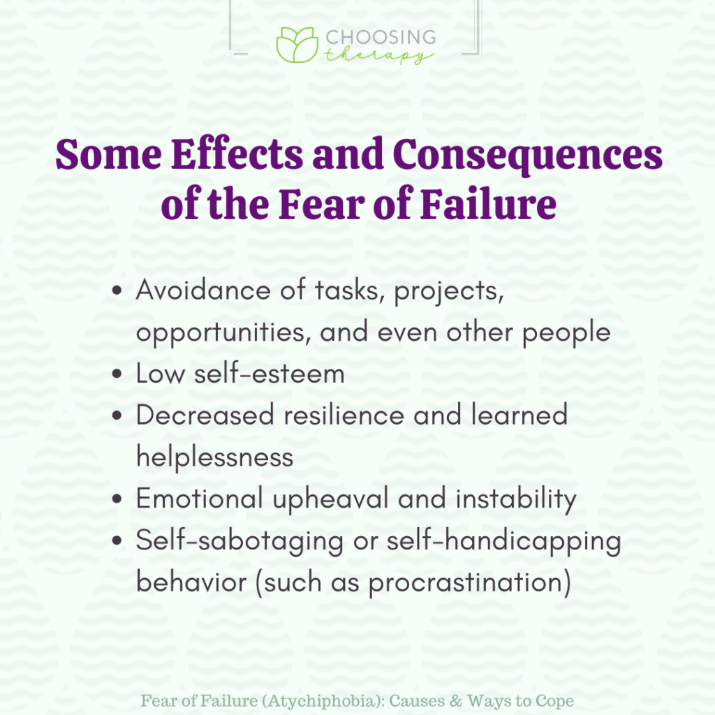 Fear of Failure: Causes & 10 Ways to Cope With Atychiphobia