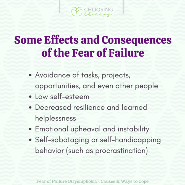 Fear of Failure: Causes & 10 Ways to Cope With Atychiphobia