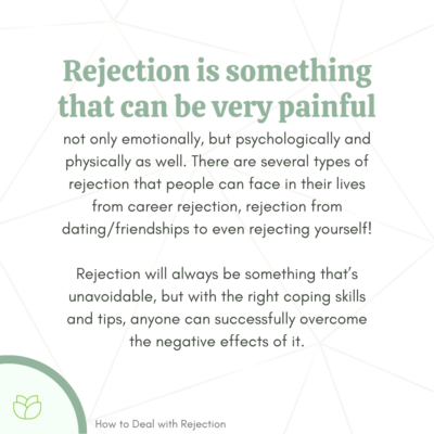 How to Deal With Rejection - Choosing Therapy