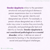 Gender Dysphoria: Symptoms, Signs, & Treatments