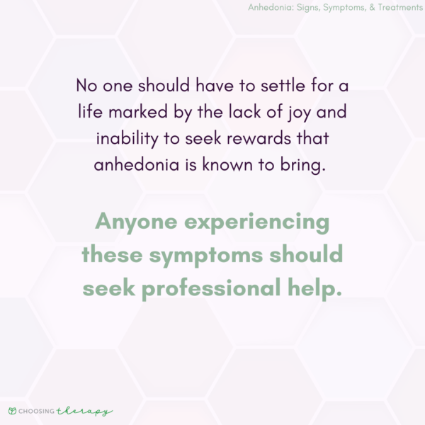 Anhedonia: Signs, Symptoms, & Treatments