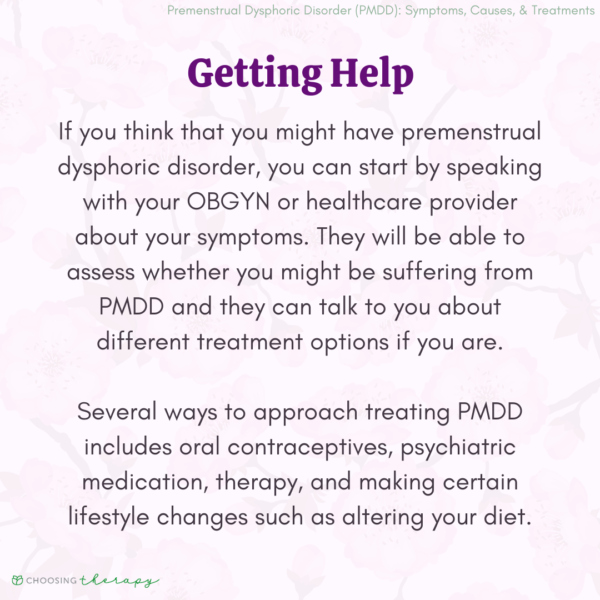 Premenstrual Dysphoric Disorder (PMDD)