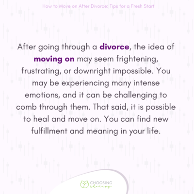 How to Move on After Divorce: 10 Tips for a Fresh Start