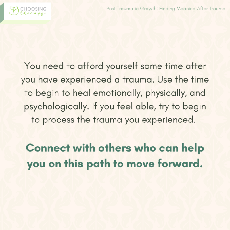 Post Traumatic Growth: Finding Meaning After Trauma