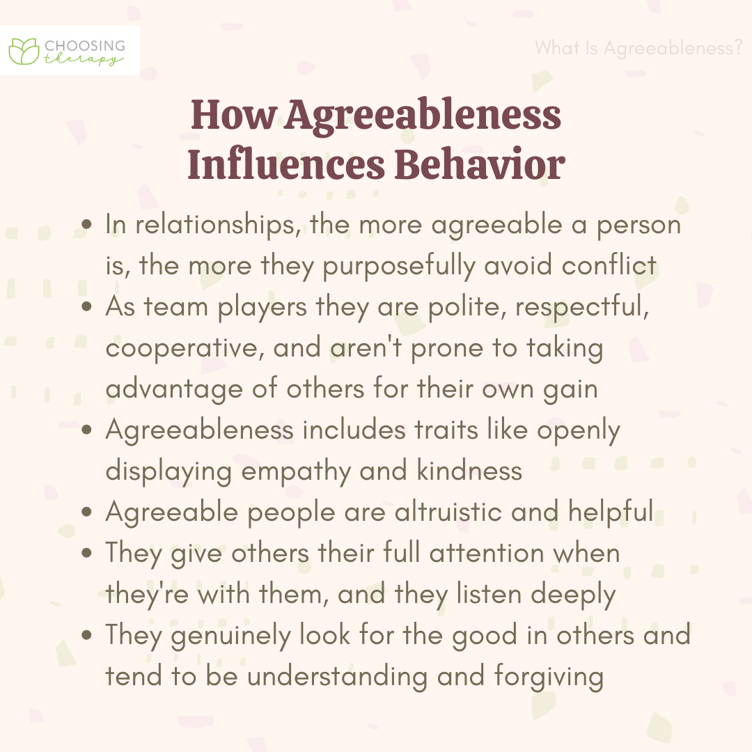What Is Agreeableness? - Choosing Therapy