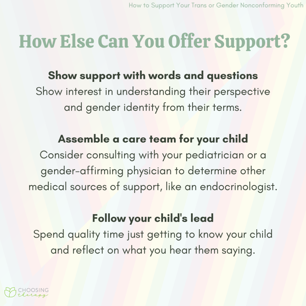 How to Support Your Trans or Gender Nonconforming Youth